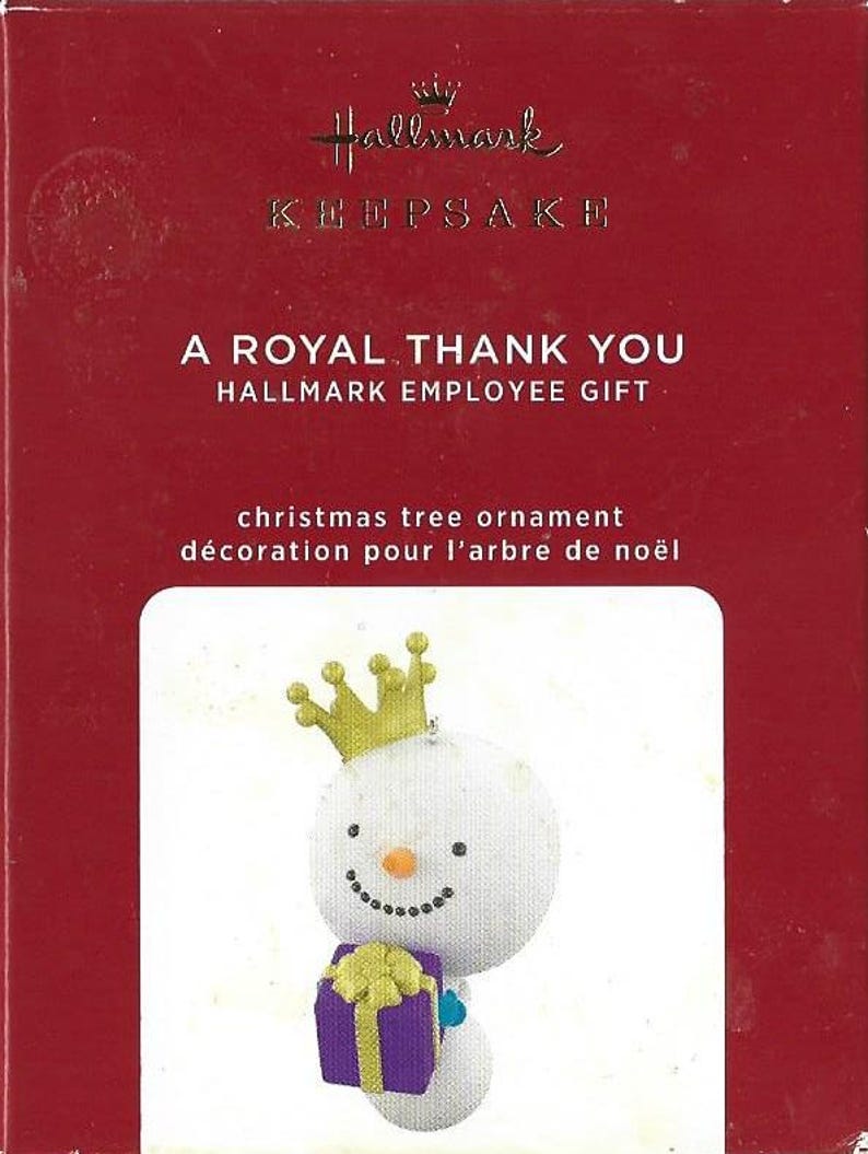 A Royal Thank You Hallmark Employee Thank You Gift Hallmark Keepsake ...