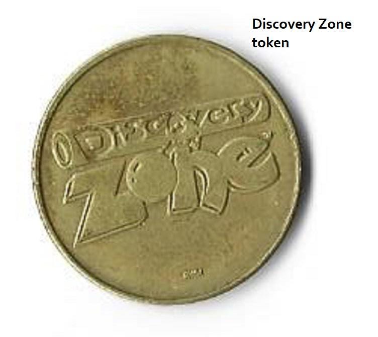 No Cash Value Tokens - Rare Find - One Discovery Zone and One Eagle ...