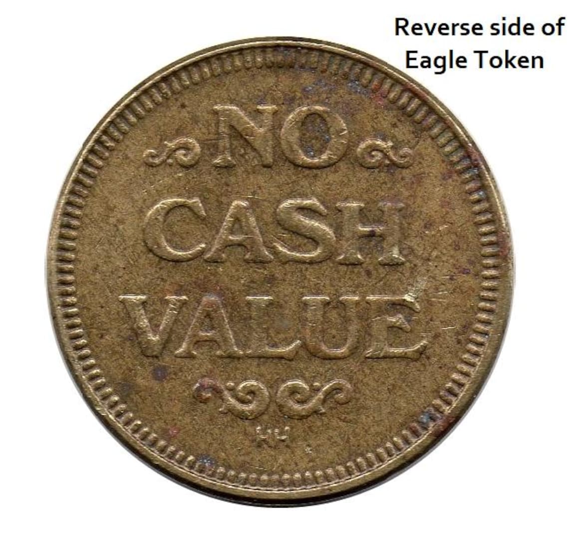 No Cash Value Tokens - Rare Find - One Discovery Zone and One Eagle ...