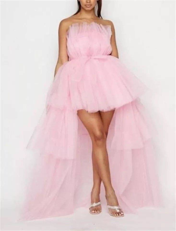 Black Tulle Dress Black High Low Prom Tutu Dress Prom Dress Etsy
