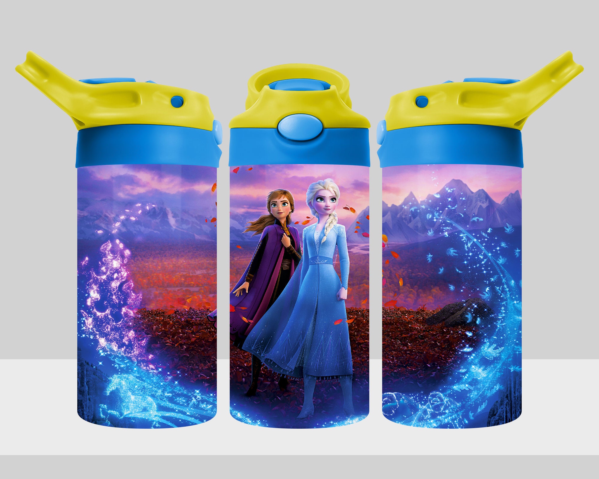 6 Frozen Flip Top Tumbler Design Bundle, Olaf Elsa Frozen Princess ...