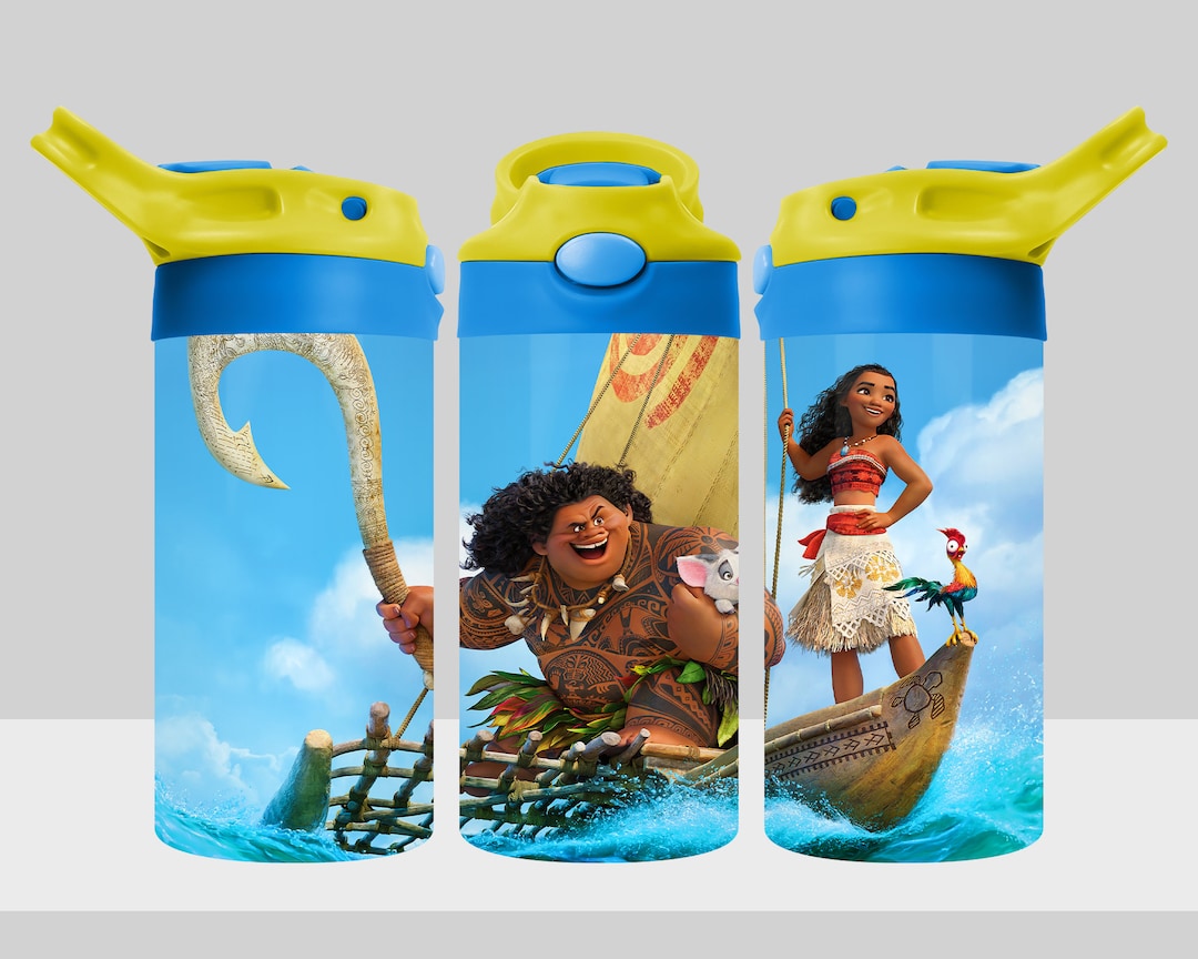 Princess Moana Tumbler Design - Maui Moana Tumbler Wrap - 12oz Flip Top ...