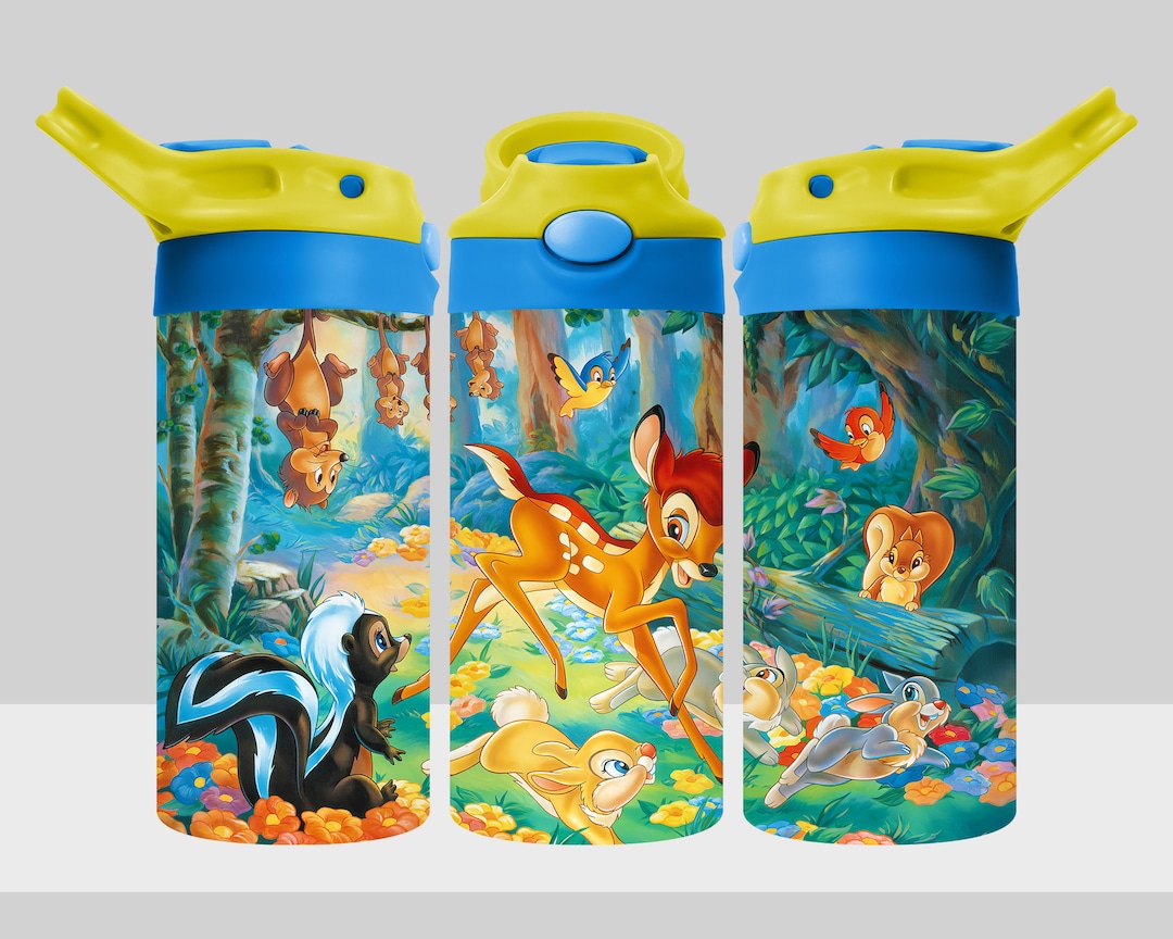 Bambi Tumbler Design - Bambi Tumbler Wrap - 12oz Flip Top Sublimation ...