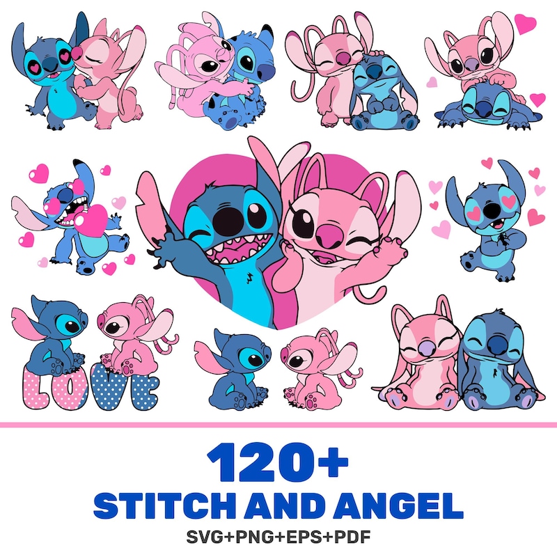 Stitch Angel Palm Tree - Etsy