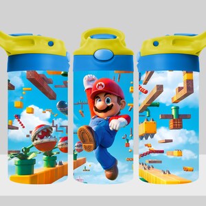 10 Super Mario Tumbler Design Bundle , Super Mario Tumbler Wrap PNG ...