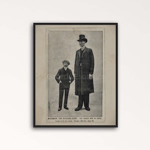 The Russian Giant, Fyodor Machnow 9ft 3in, World's Tallest Man Aged ...