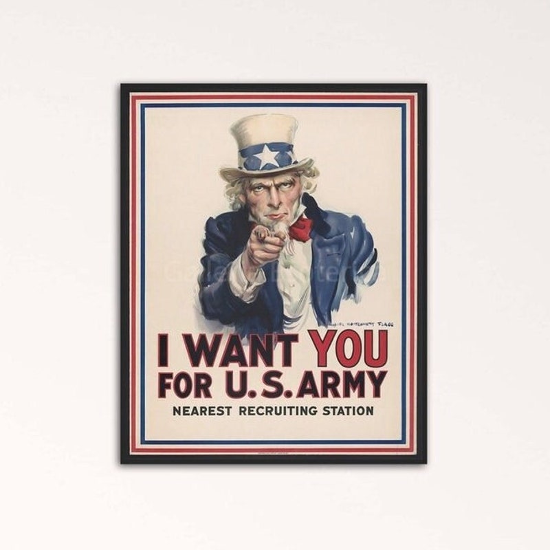 Uncle Sam Poster - Etsy