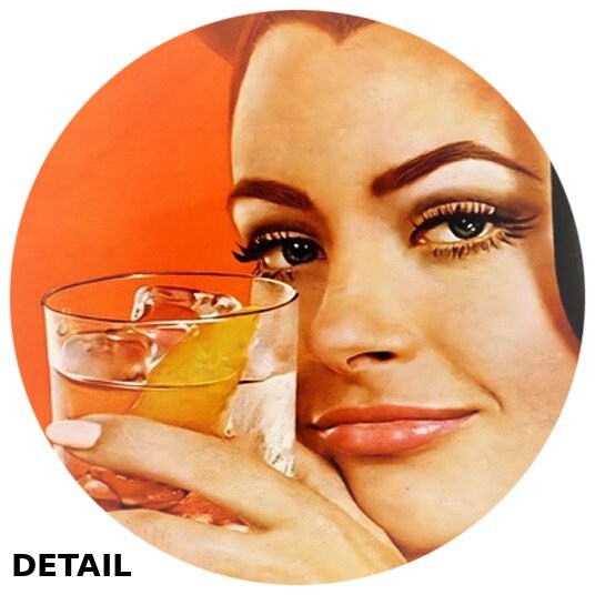 Retro Vintage Vodka Advertisement Poster | Devil Woman Alcohol Ad ...