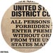 Prohibition Closed Sign - Vintage Prohibition Era Bar Sign Forbidding ...