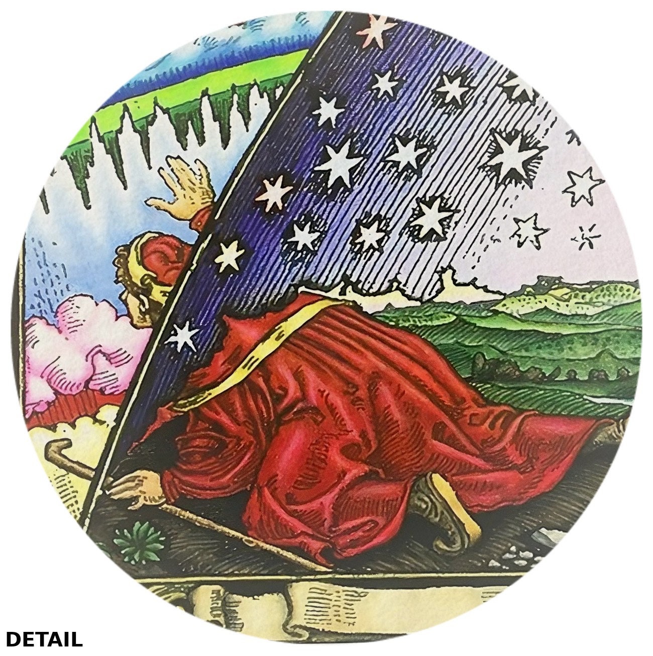 Flammarion Engraving, Medieval Flat Earth Firmament Carving, Flammarion ...