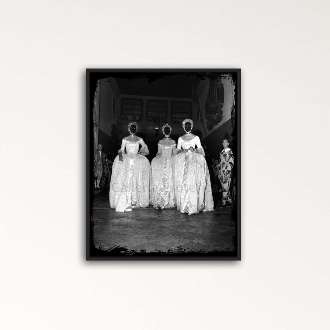 Creepy Masked Ladies Print | Weird Costumes | Creepy Female Costumes ...