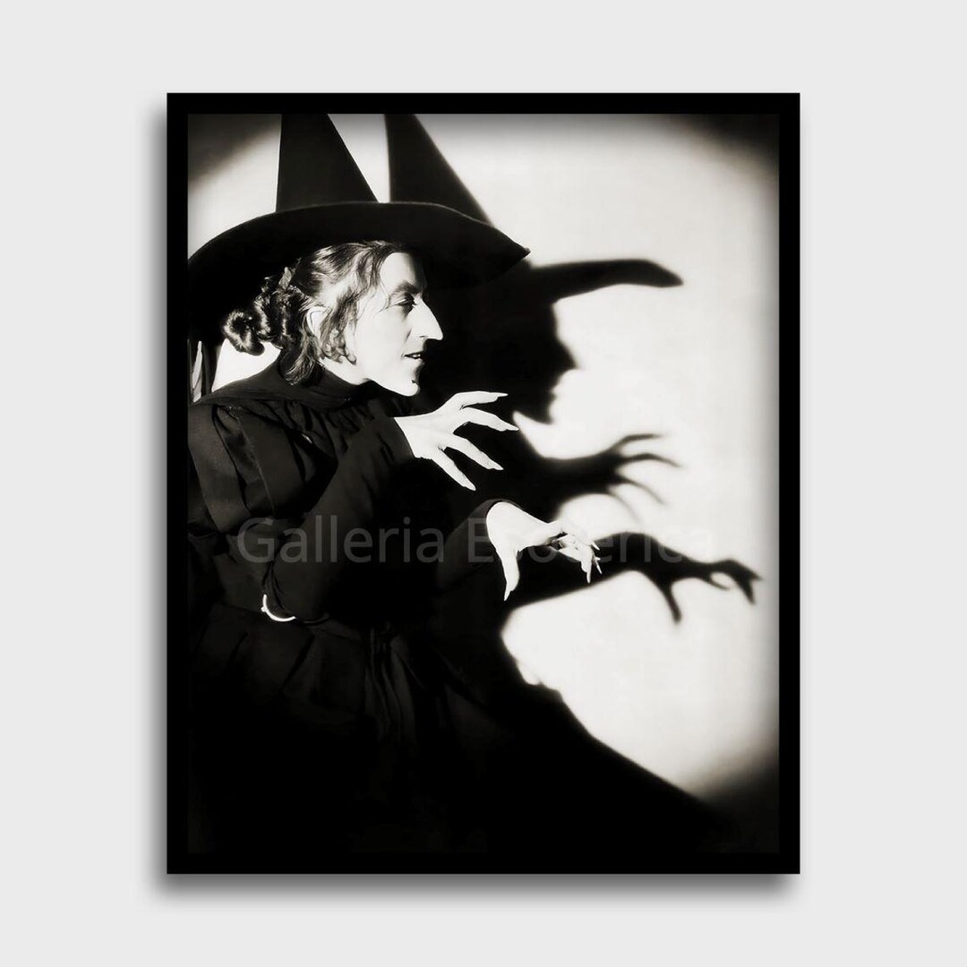 Wicked Witch of the West From Wizard of Oz Movie; Famous Vintage Photo ...