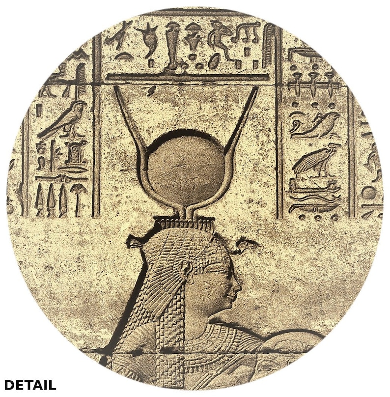 Egyptian Goddess Hathor Feeding Her Son Ihy Ancient Egyptian - Etsy