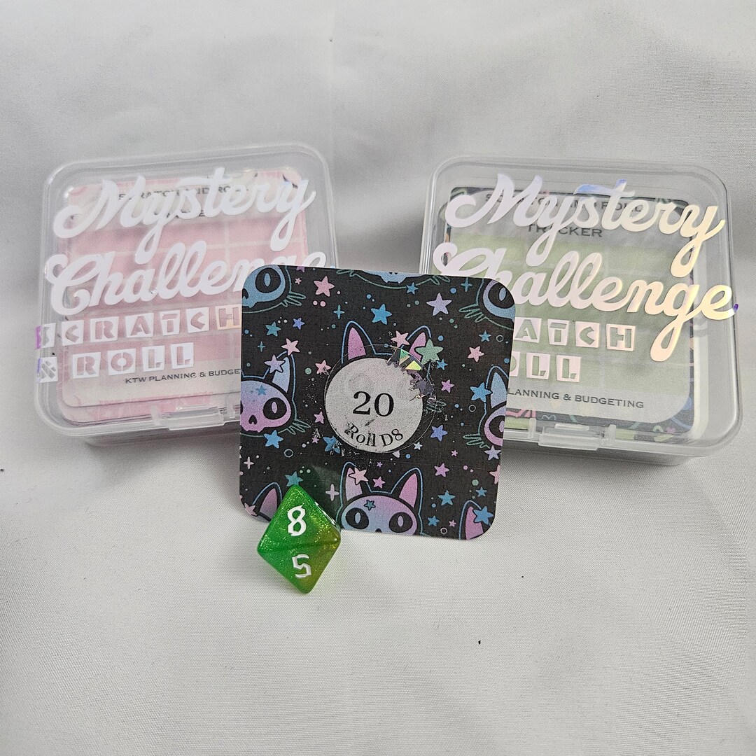 Mystery Scratch & Roll Box / 30 Reusable Scratcher Cards / Laminated - Etsy