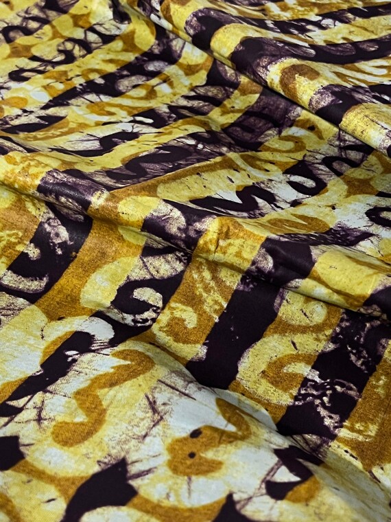Nigerian Yoruba Adire Batik Greek Key Fabric West African | Etsy