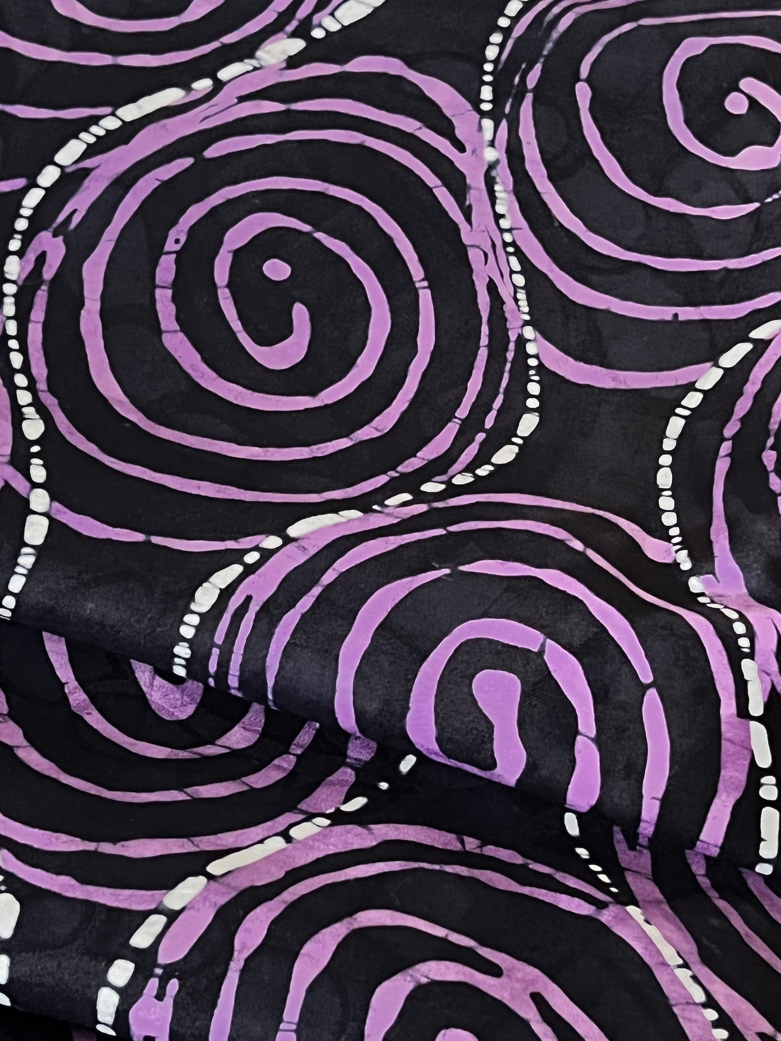 Nigerian Traditional Abstract Adire Fabric Purple and Black - Etsy UK