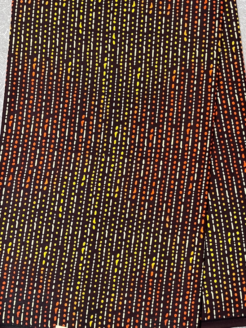 Deep Purple African Print Fabric: Striped Cotton Ankara Wax, Sold by ...