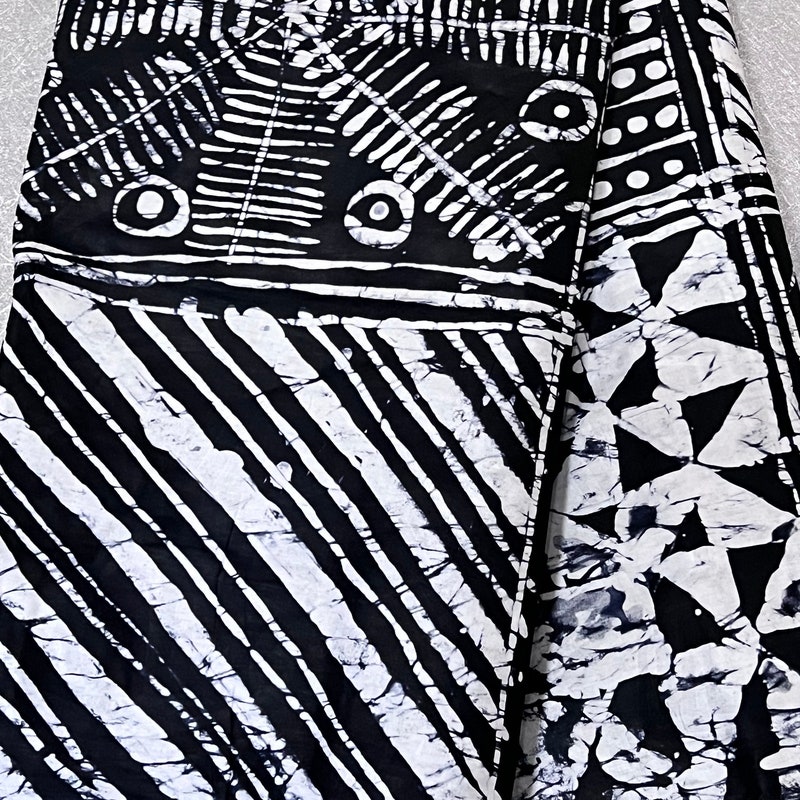 Black White Batik - Etsy