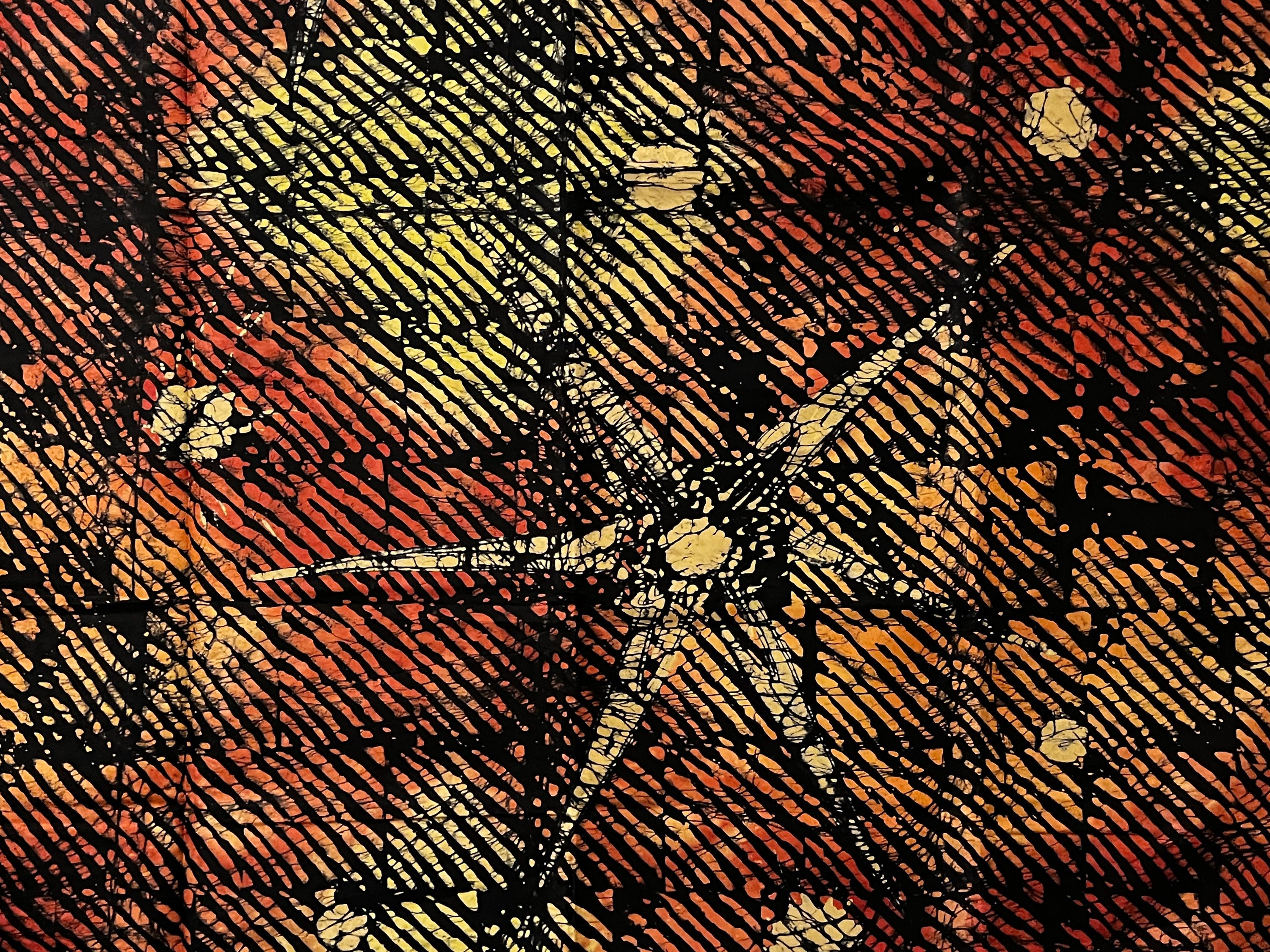 Nigerian Adire Fabric Indigo Tie and Dye Fabric Yellow - Etsy