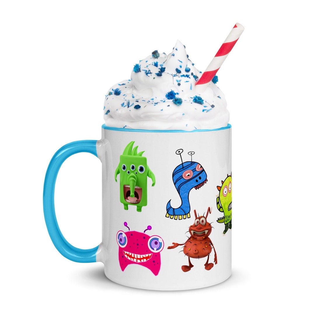 Muggly Animals Tasse Farbe Innen Kaffeetasse Teetasse Cartoons Monster ...