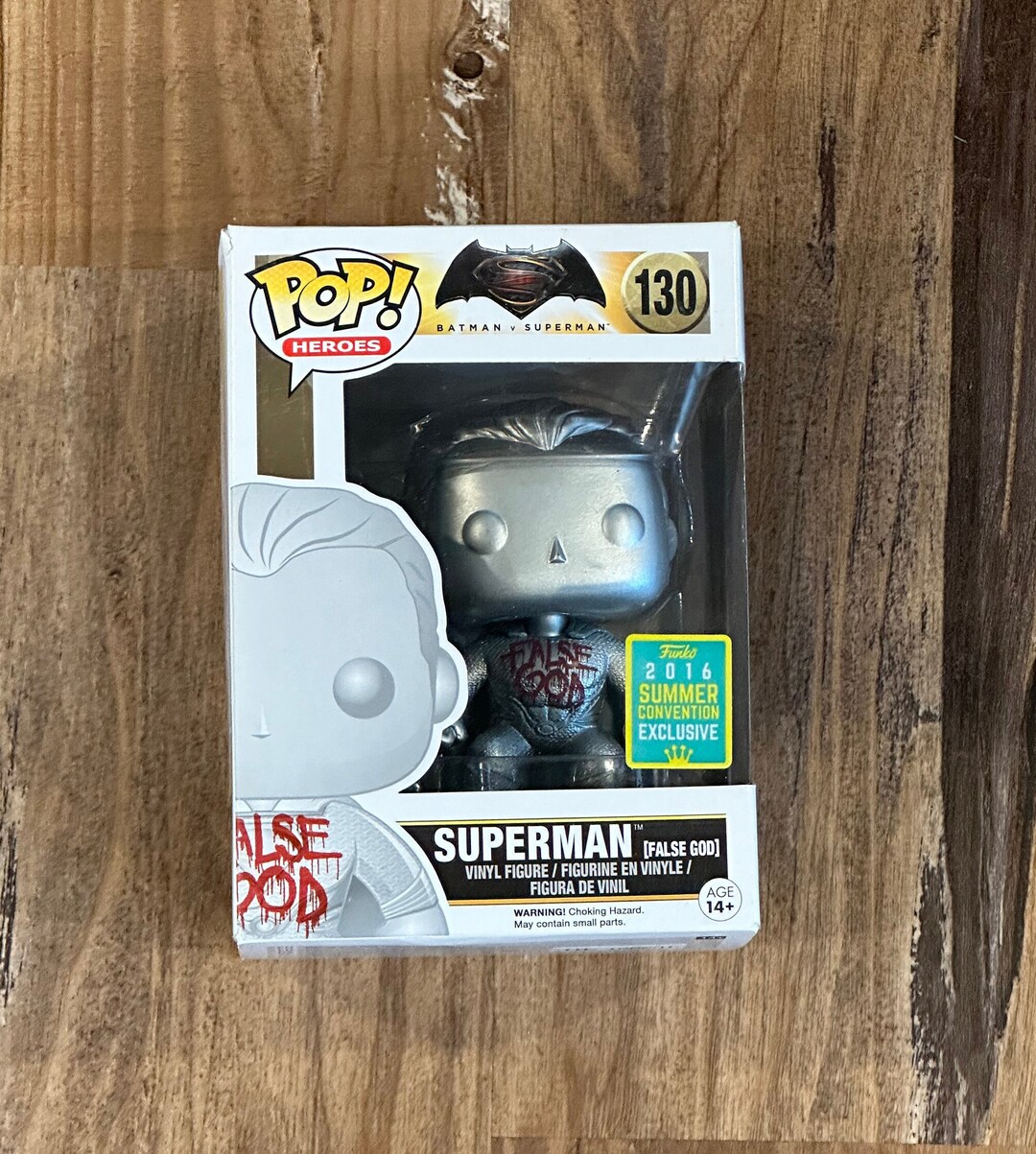 Funko Pop DC Batman V Superman False God 130 2016 Summer Convention ...