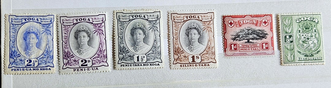 Vintage Toga / Tonga Stamps - Etsy