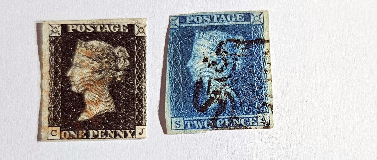 GB 1840 Penny Black Original Stamps - Etsy UK