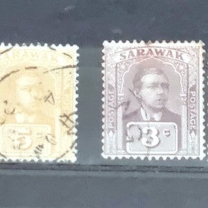 Vintage Sarawak Stamps - Etsy