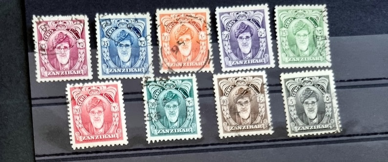 Vintage Zanzibar Stamps (part of Tanzania Now) - Etsy
