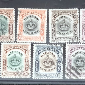 Labuan Vintage Stamps Inc Queen Victoria - Etsy