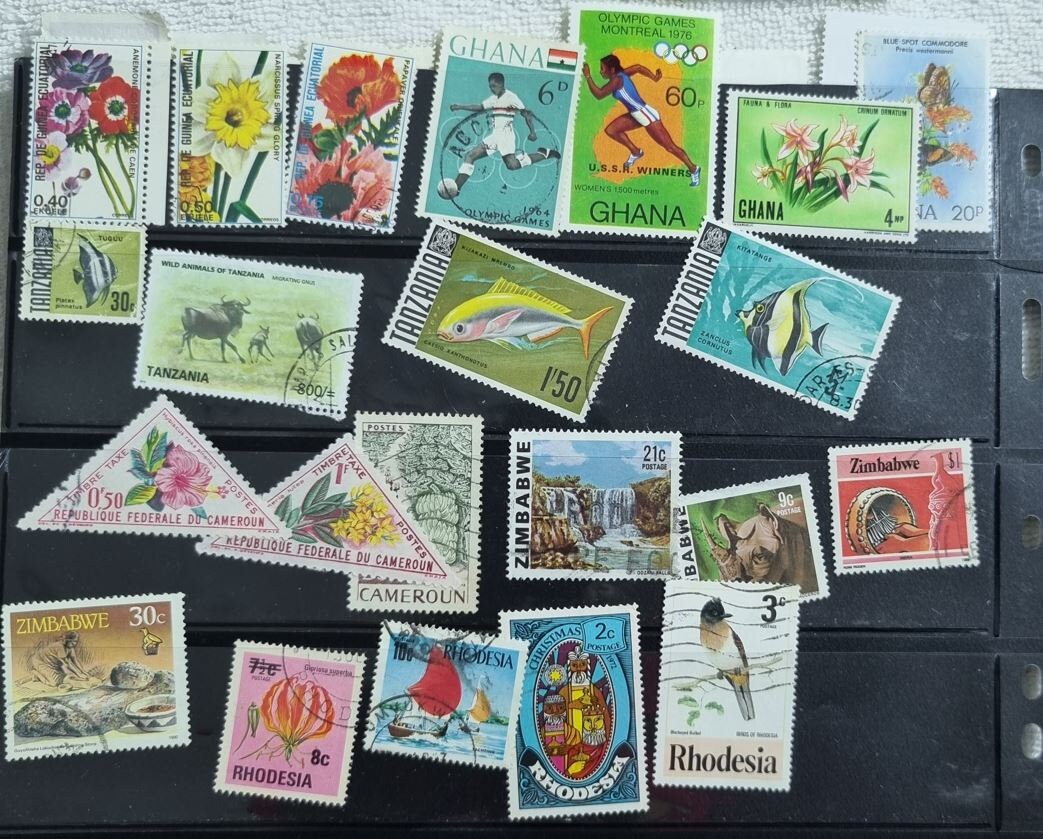 Mix African Countries Stamps - 100/200/300 Stamps All Different - Etsy