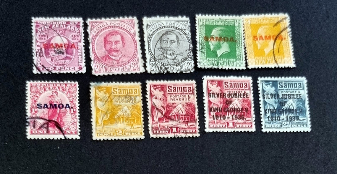 Samoa and Western Samoa Vintage Stamps - Etsy