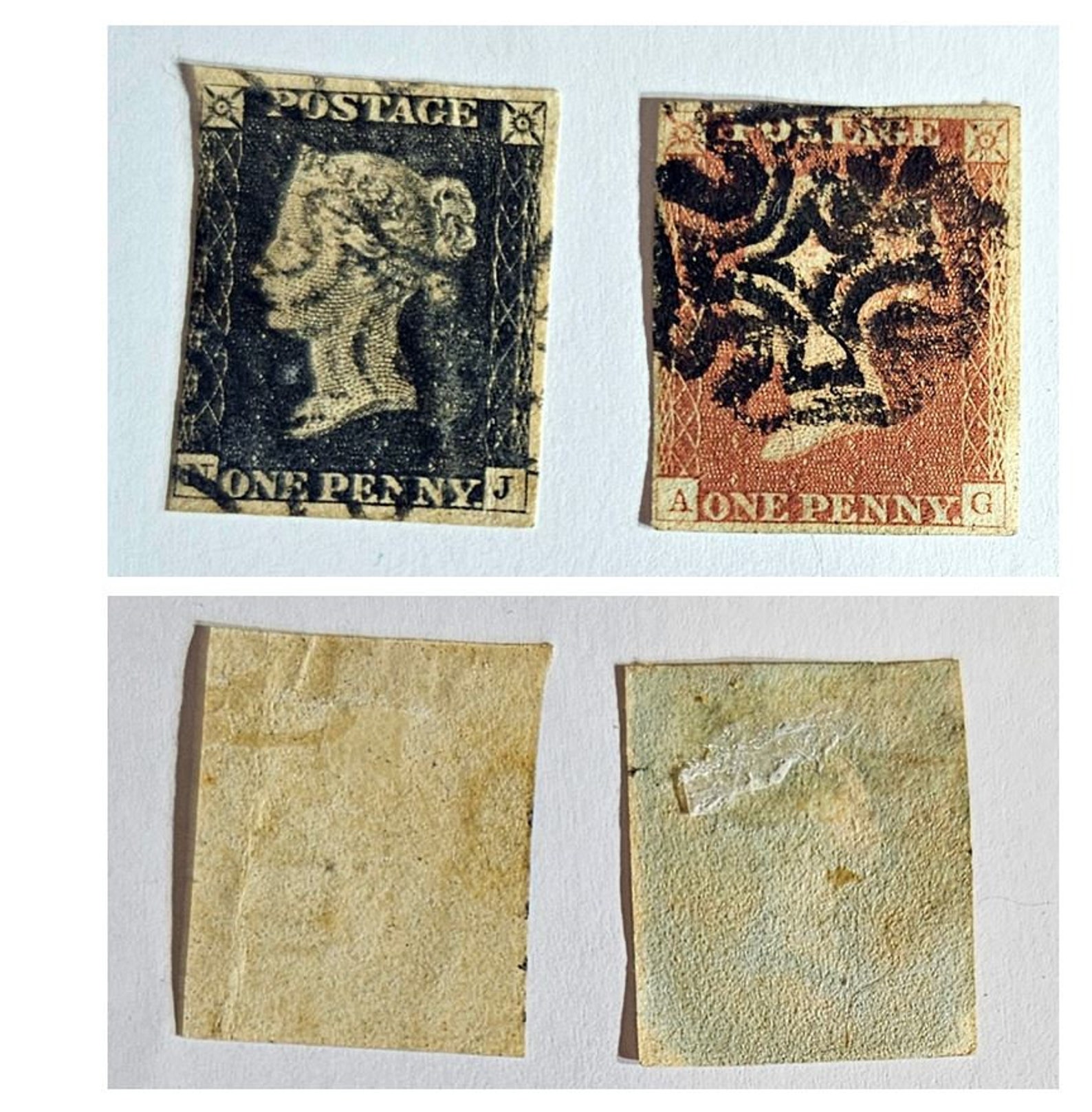 GB 1840 Penny Black Original Stamps - Etsy UK