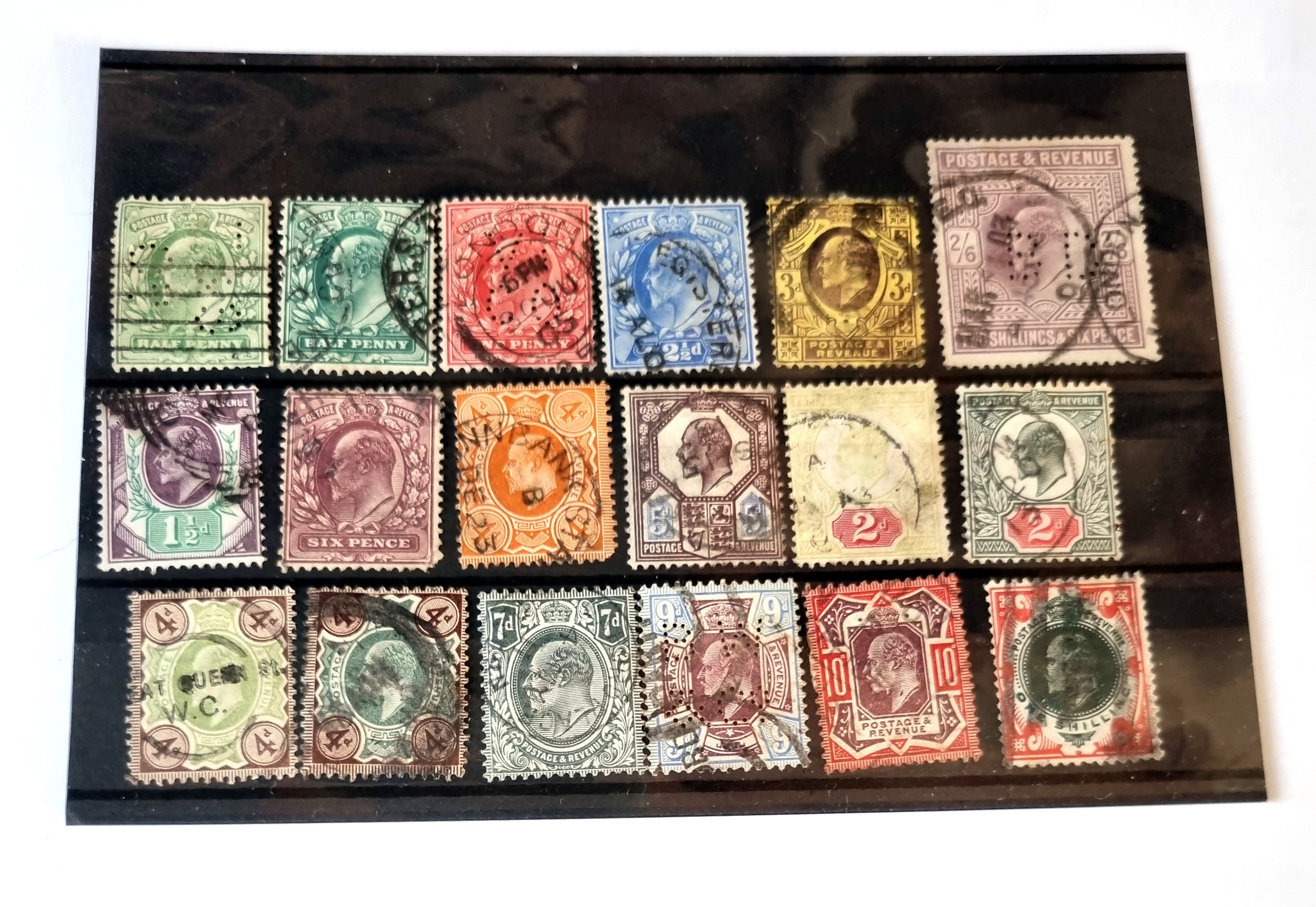 Vintage King Edward 7 and 8 Stamps - Etsy