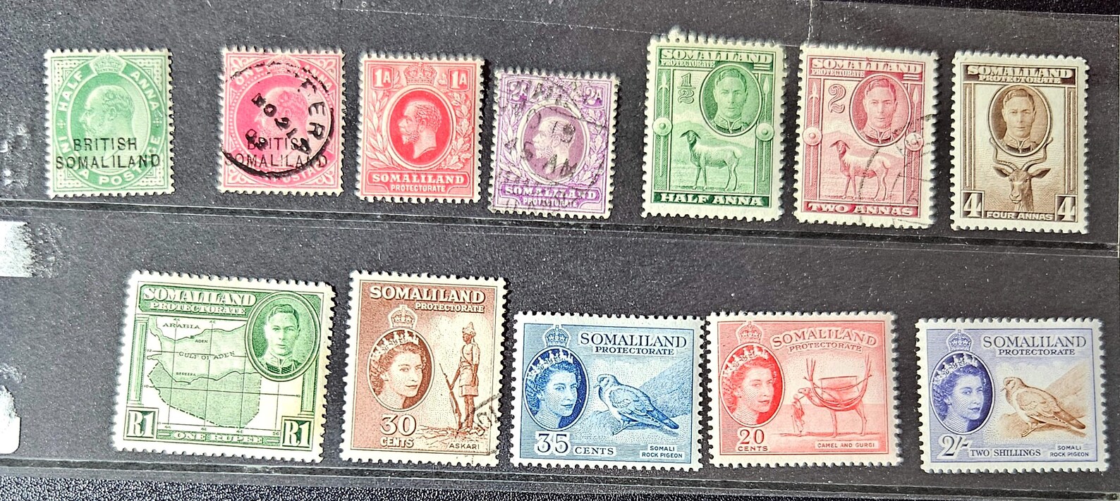 Vintage Somaliland Stamps KGV KGVI QEII - Etsy UK
