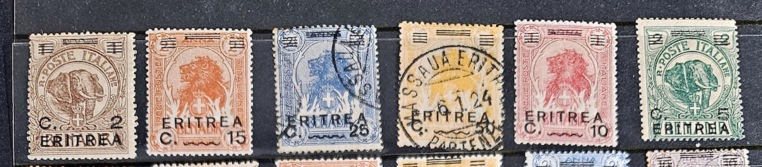 Vintage Italian Eritrea Stamps - Etsy