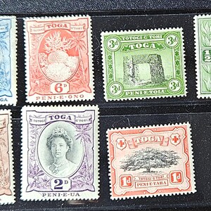 Vintage Toga / Tonga Stamps - Etsy
