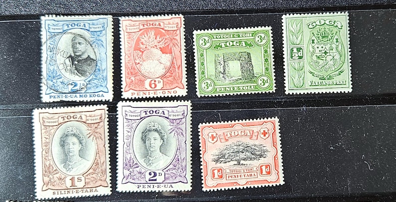 Vintage Toga / Tonga Stamps - Etsy