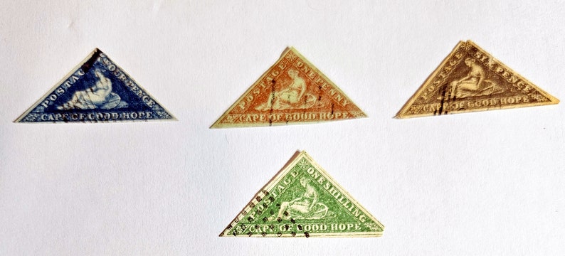 Cape of Good Hope Triangle Set of Stamps - Etsy