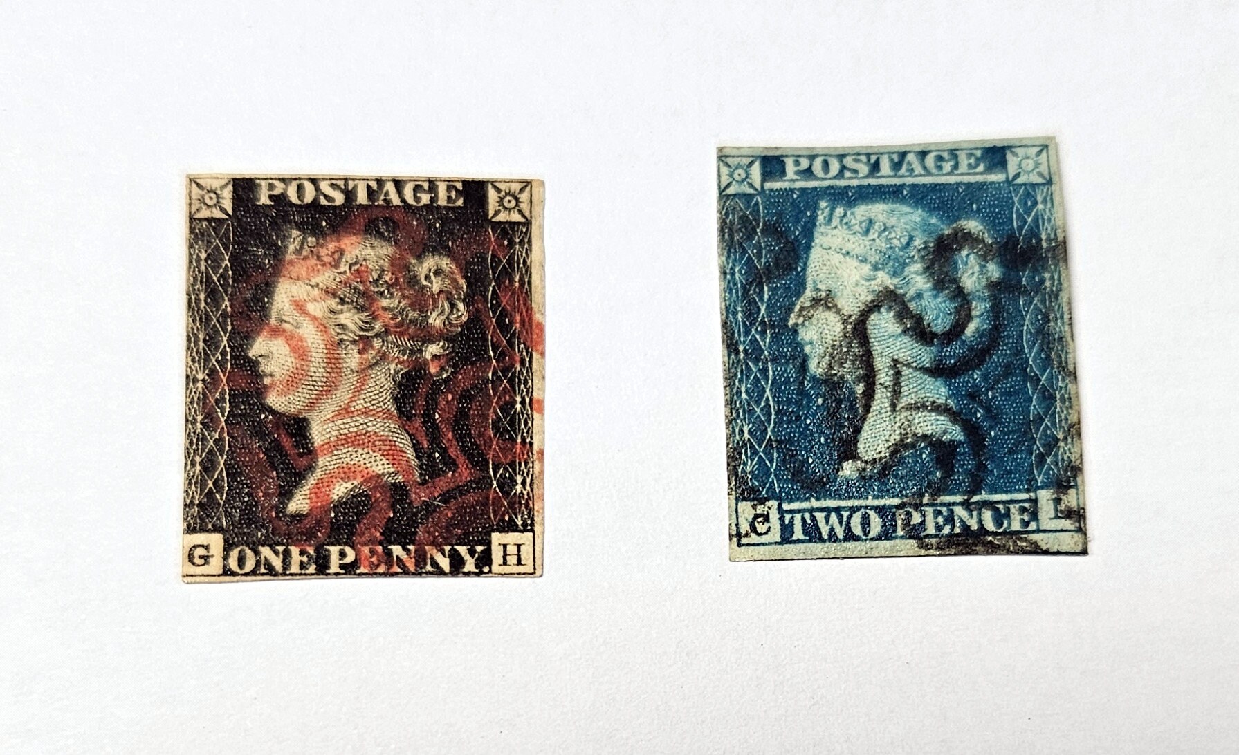 GB 1840 Penny Black Original Stamps - Etsy UK