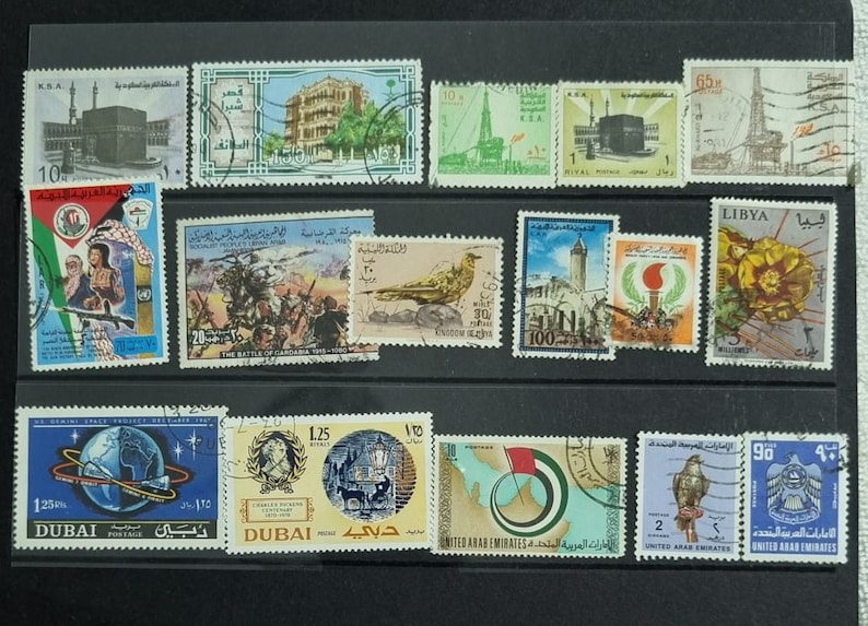 Mix Arab Countries Stamps 50/100/200 Stamps All Different - Etsy