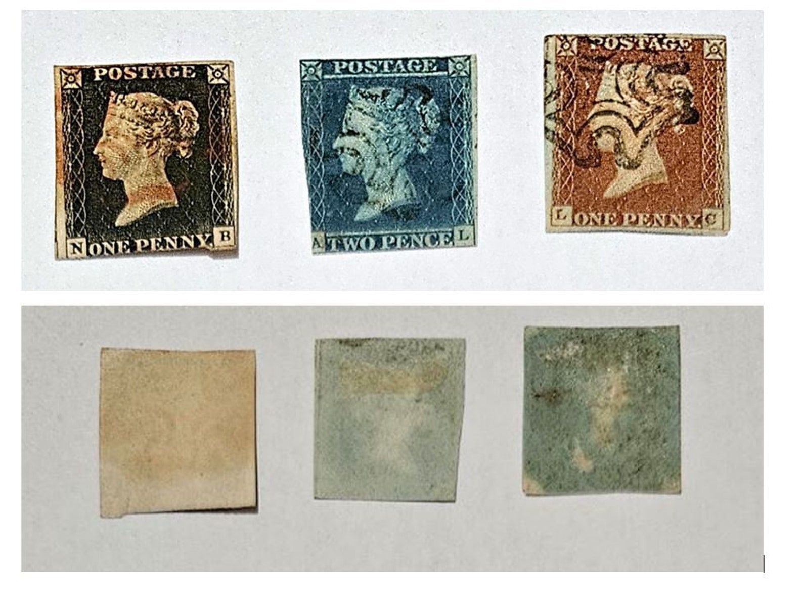 GB 1840 Penny Black Original Stamps - Etsy UK