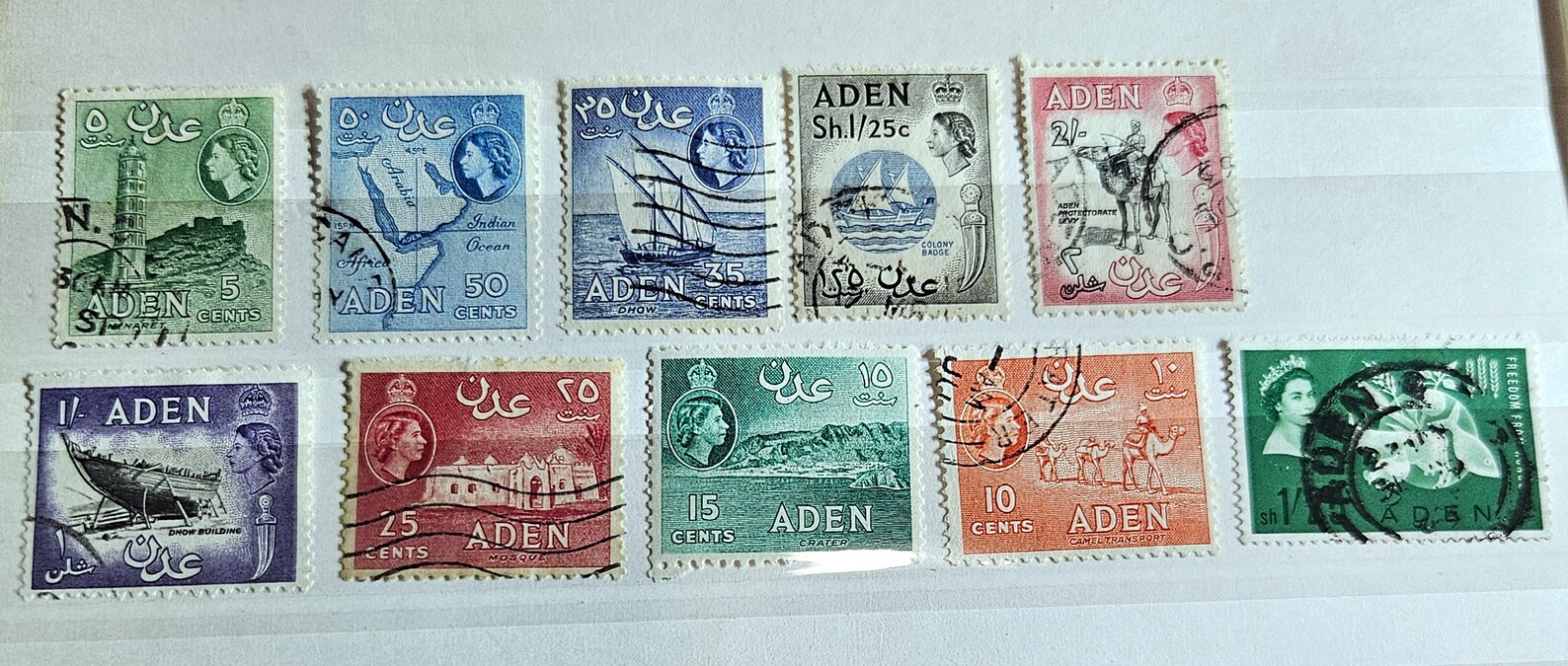 British Commonwealth Vintage Aden Stamps - Etsy