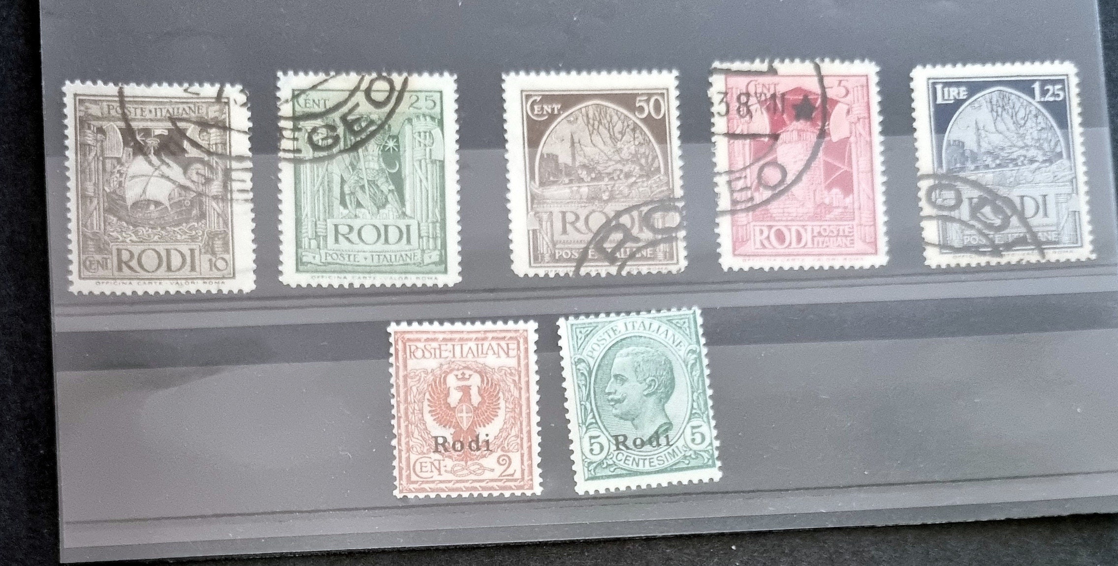 Vintage Italy Stamps Inc Rodi - Etsy