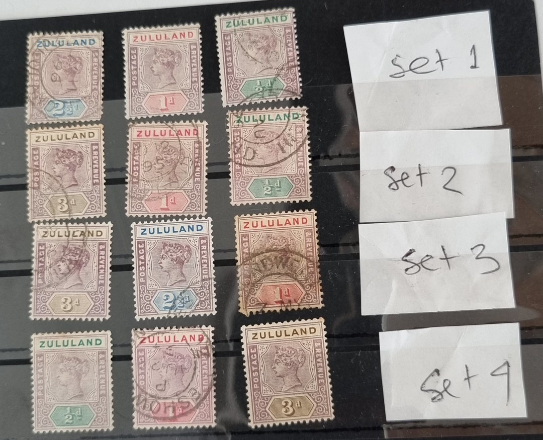 Zululand Queen Victoria Vintage Stamps - Etsy UK