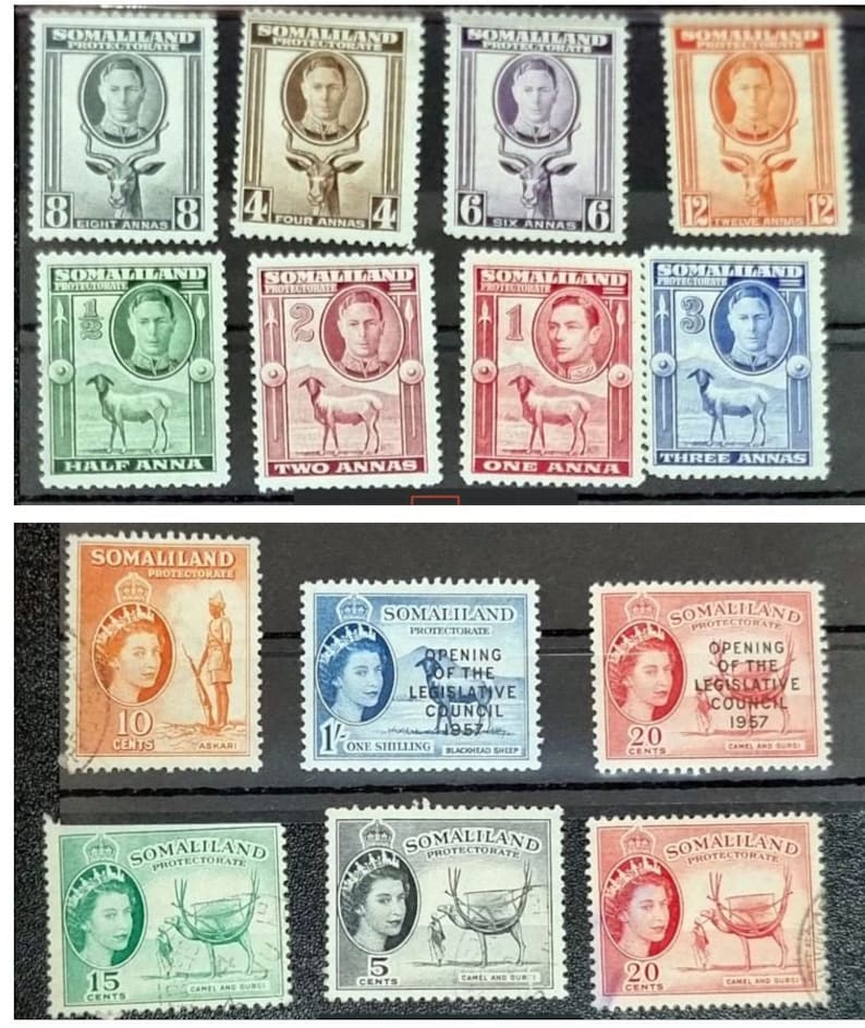 Vintage Somaliland Stamps KGV KGVI QEII - Etsy UK