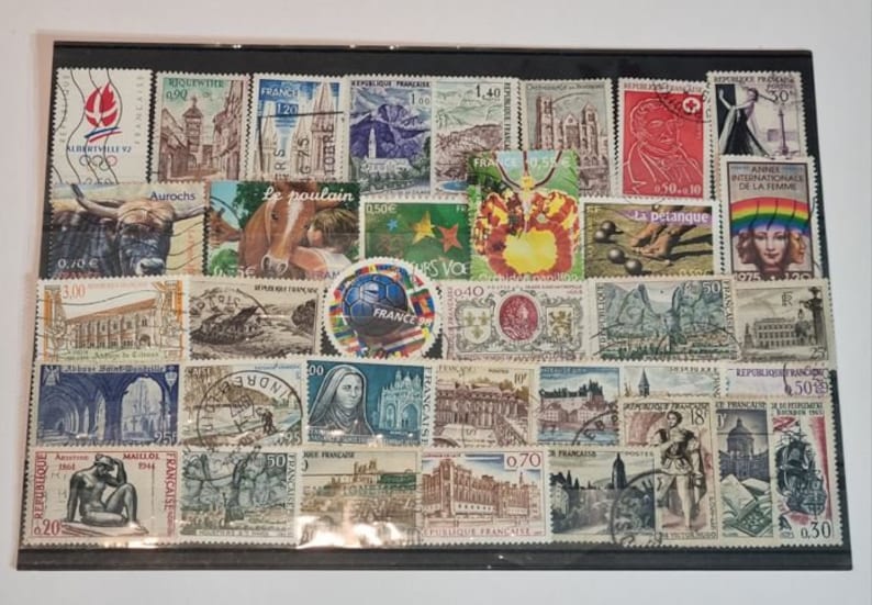 France Stamps 50/100/200 Stamps All Different - Etsy