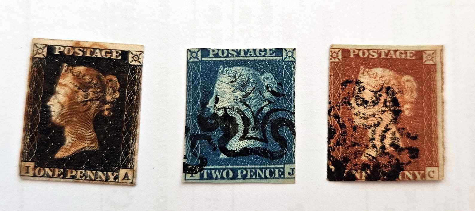 GB 1840 Penny Black Original Stamps - Etsy UK
