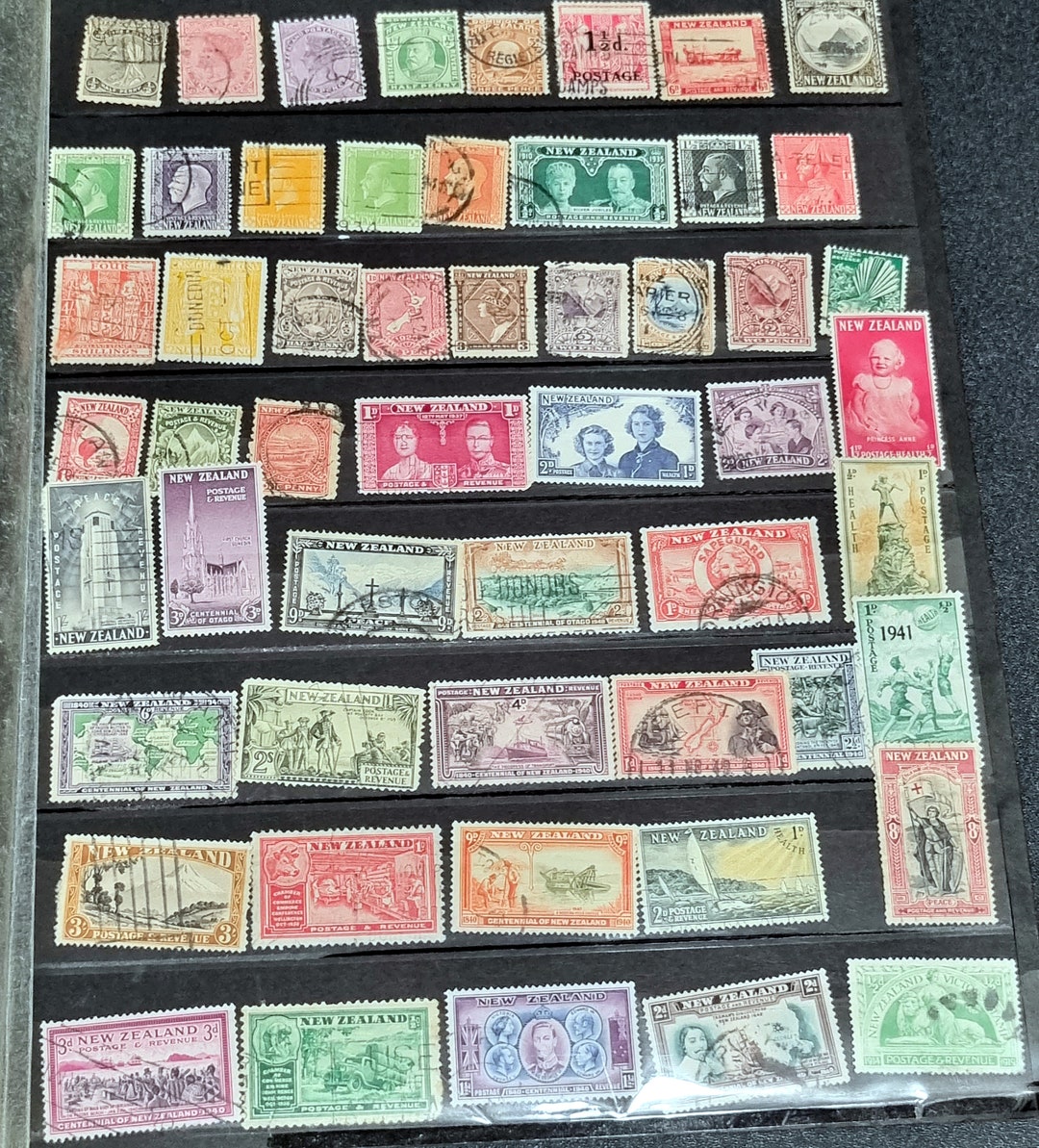 New Zealand Stamps - Beautiful Vintage to Modern All Different - Etsy