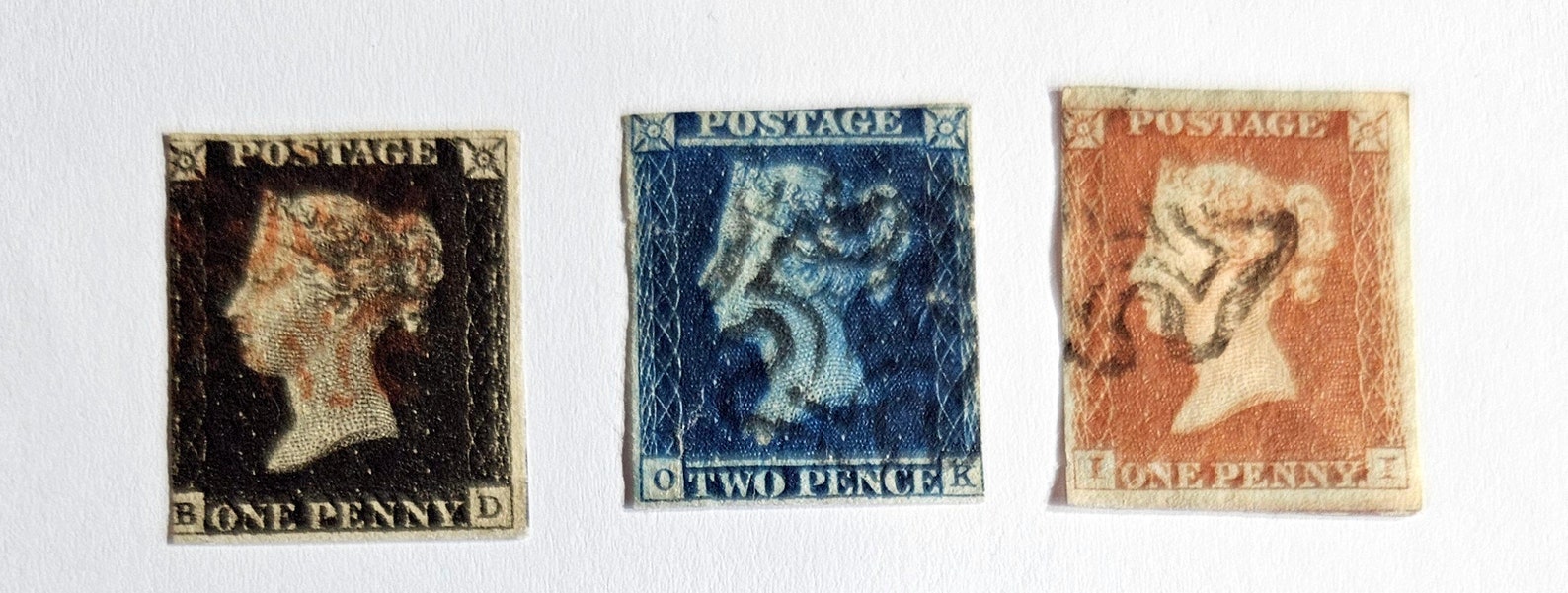 GB 1840 Penny Black Original Stamps - Etsy UK
